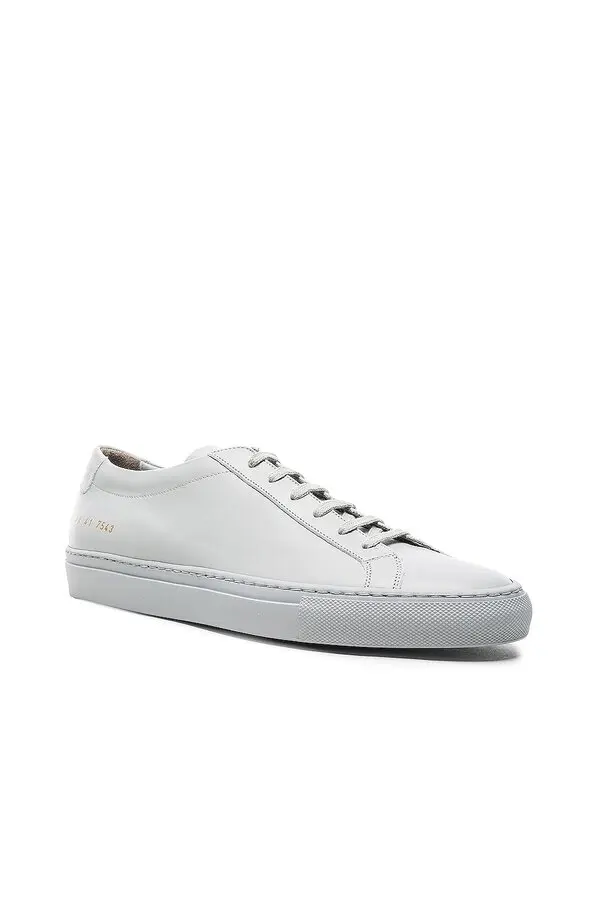 COMMON PROJECTS Original Leather Achilles Low - Grey