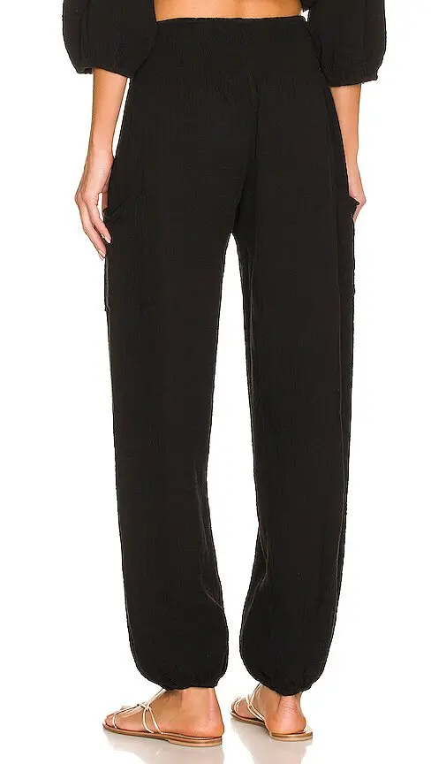 BOBI Relaxed Fit Cotton Gauze Pant