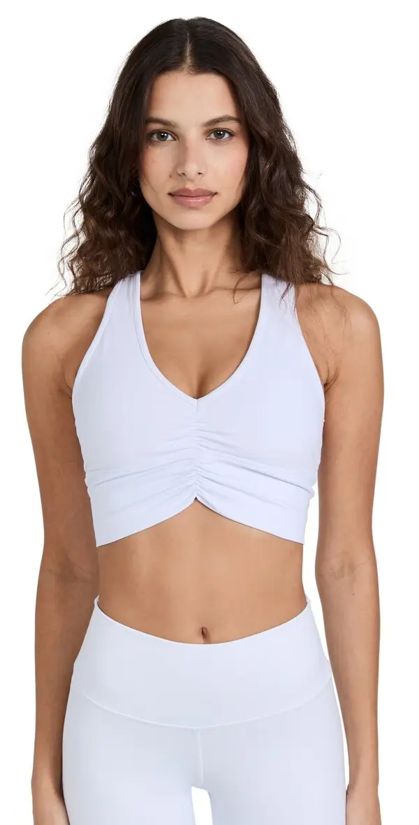 Alo Yoga Wild Thing Bra In White - 30% Off | Editorialist