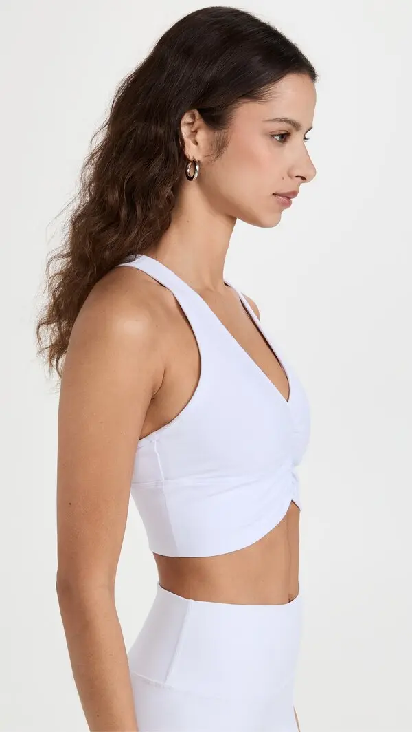 Alo Yoga Wild Thing Bra In White - 30% Off | Editorialist