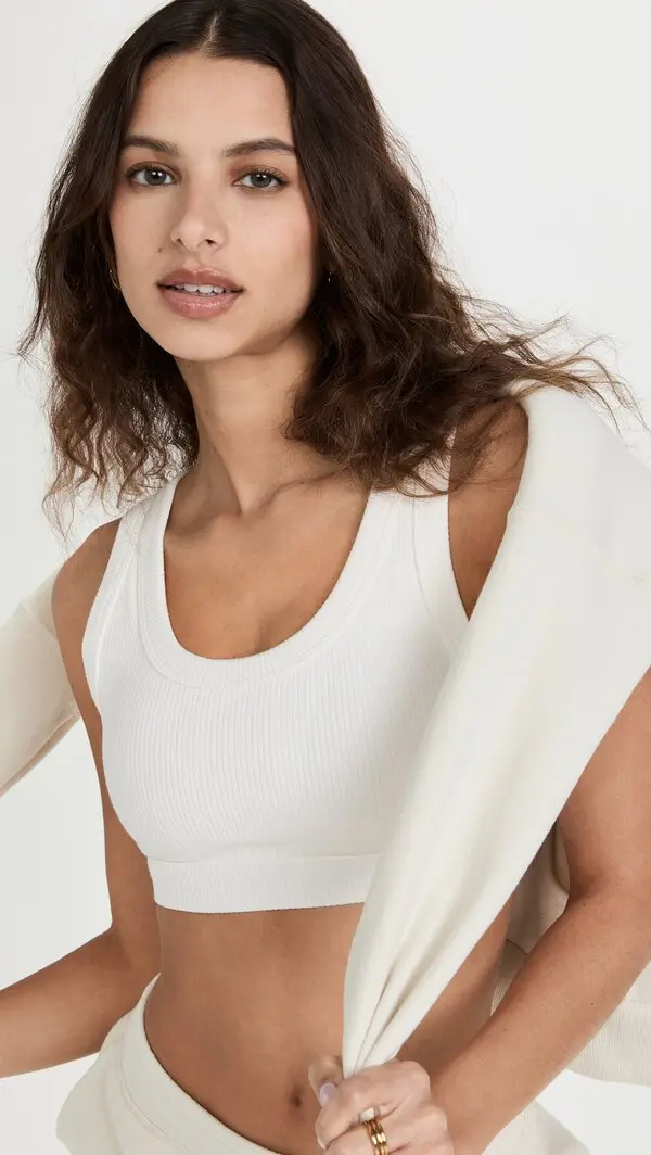 Alo Yoga Wellness Bra - Ivory | Editorialist