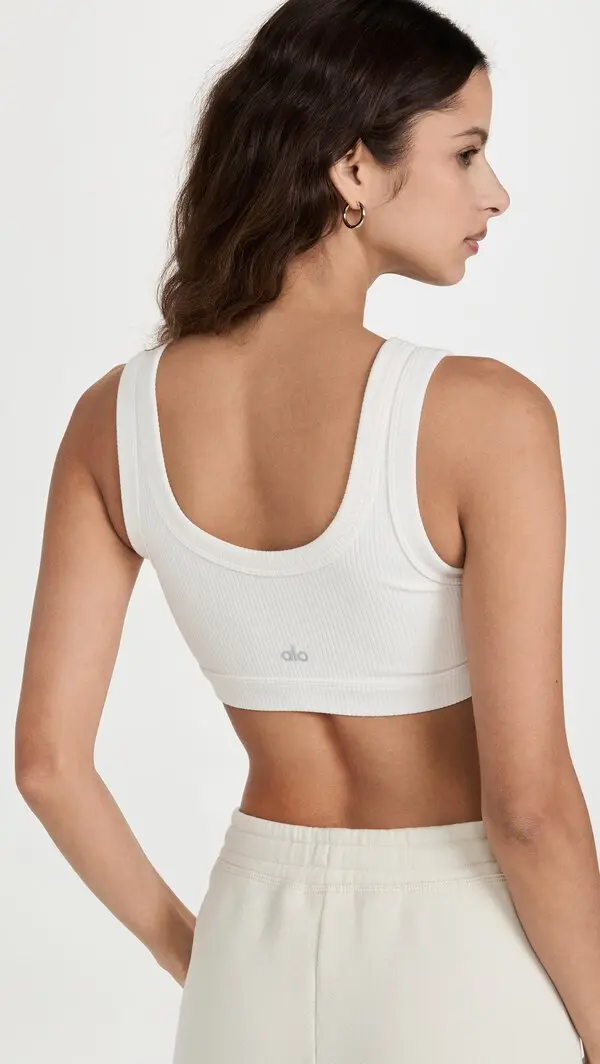 Alo Yoga Wellness Bra - Ivory | Editorialist