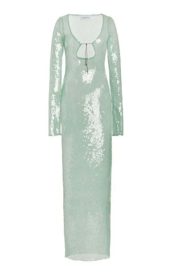 16Arlington Solaria Sequined Maxi Dress