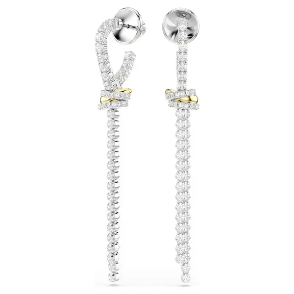 SWAROVSKI Hyperbola Drop Earrings - White