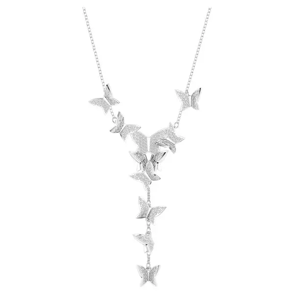 SWAROVSKI Idyllia Lilia Y Necklace - White
