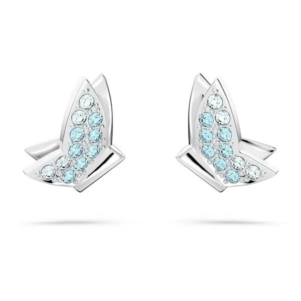 SWAROVSKI Idyllia Lilia Stud Earrings - Blue