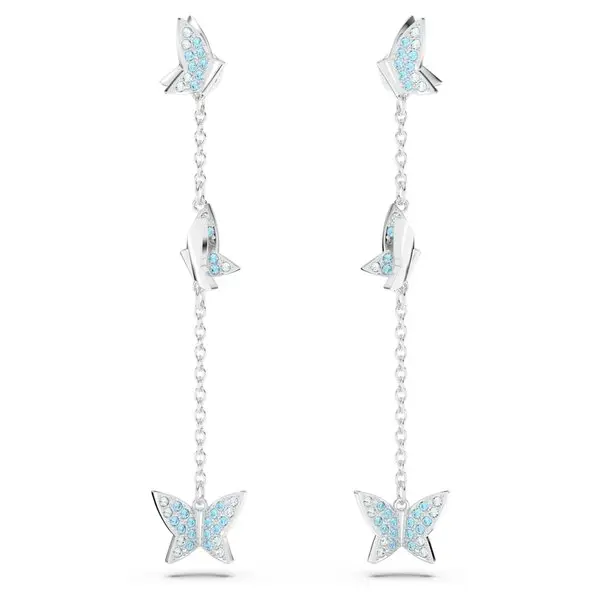 SWAROVSKI Idyllia Lilia Drop Earrings - Blue