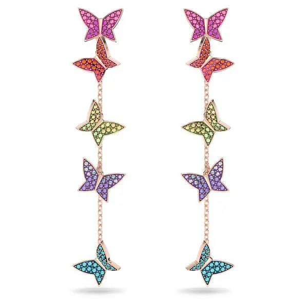 SWAROVSKI Idyllia Lilia Drop Earrings - Pink