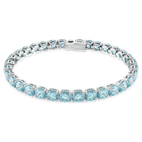 SWAROVSKI Matrix Tennis Bracelet With Zirconia - Blue