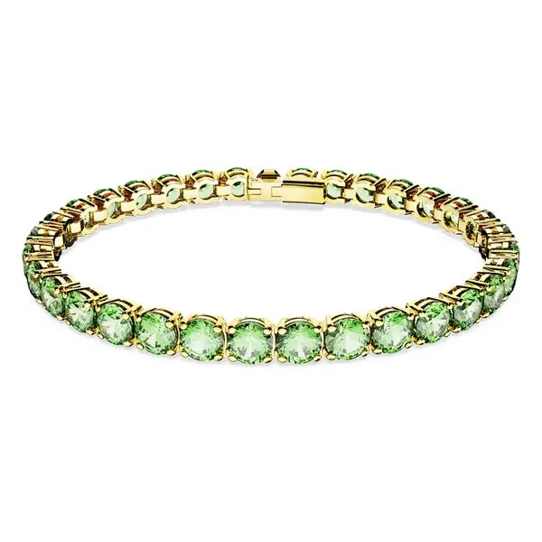 SWAROVSKI Matrix Tennis Bracelet - Green