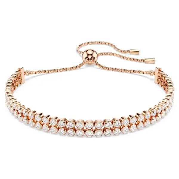 SWAROVSKI Matrix Tennis Bracelet - White