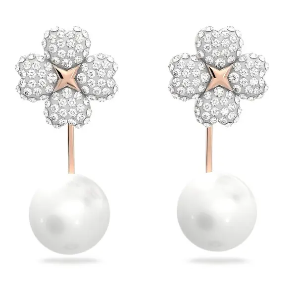SWAROVSKI Latisha Convertible Earrings - White
