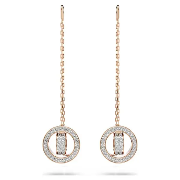 SWAROVSKI Dextera Drop Earrings - White