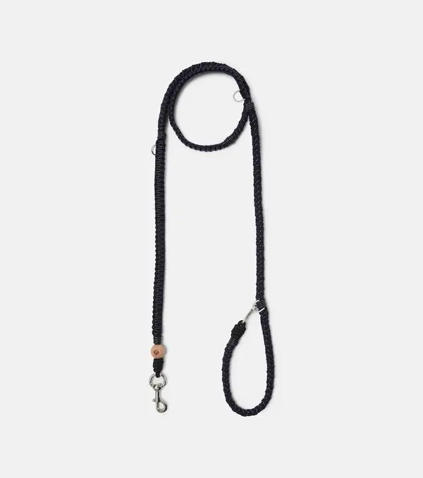 Loro Piana Leather And Cashmere Dog Leash