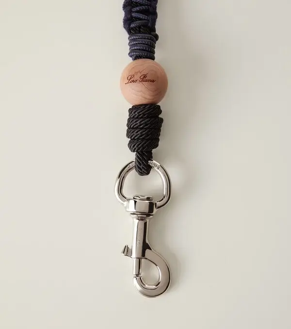 Loro Piana Leather And Cashmere Dog Leash