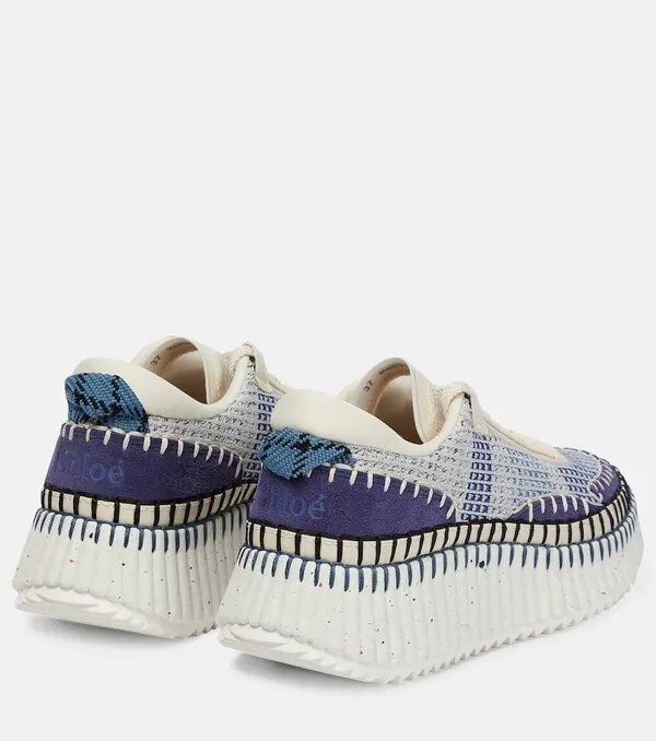 Chloé Nama Mesh Sneakers - Blue