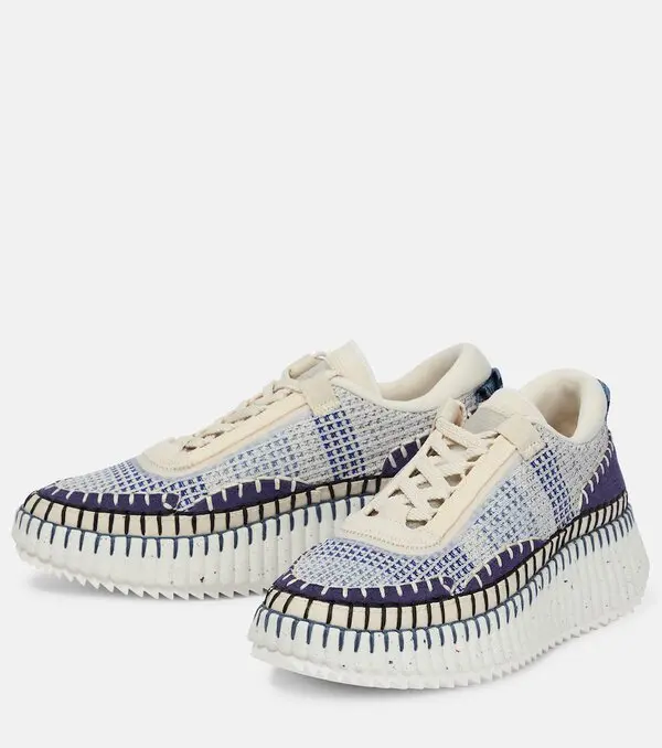 Chloé Nama Mesh Sneakers - Blue