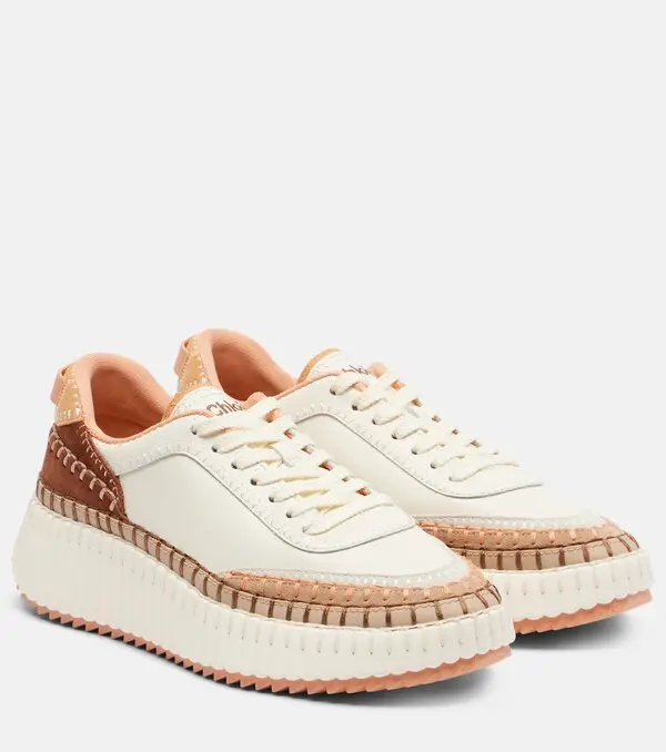 Chloé Nama Mesh Sneakers - White
