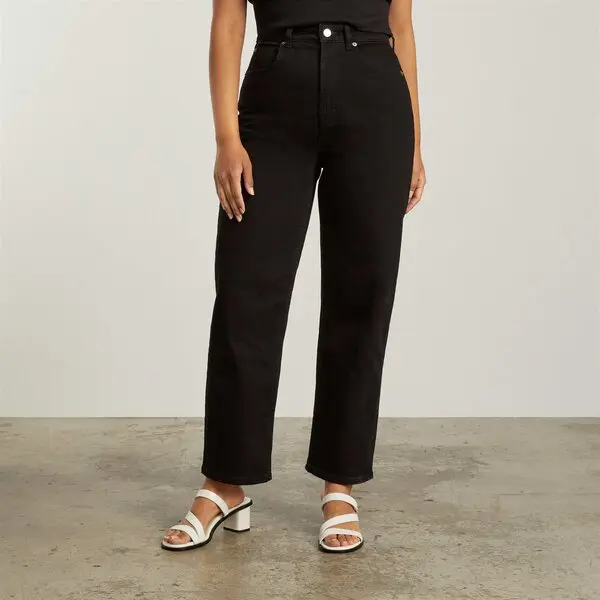 Everlane Way-high Hourglass Jean - Black