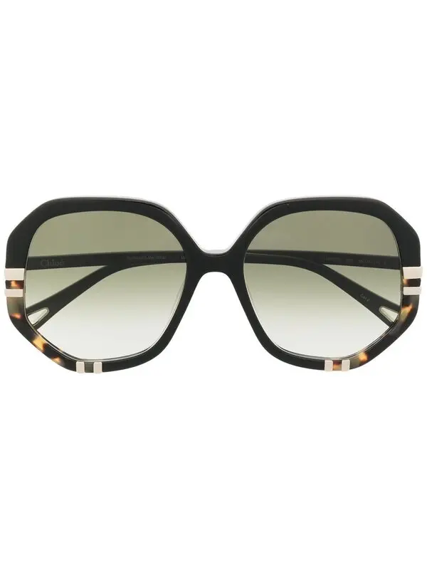 Chloé Oversized Round-frame Sunglasses - Black