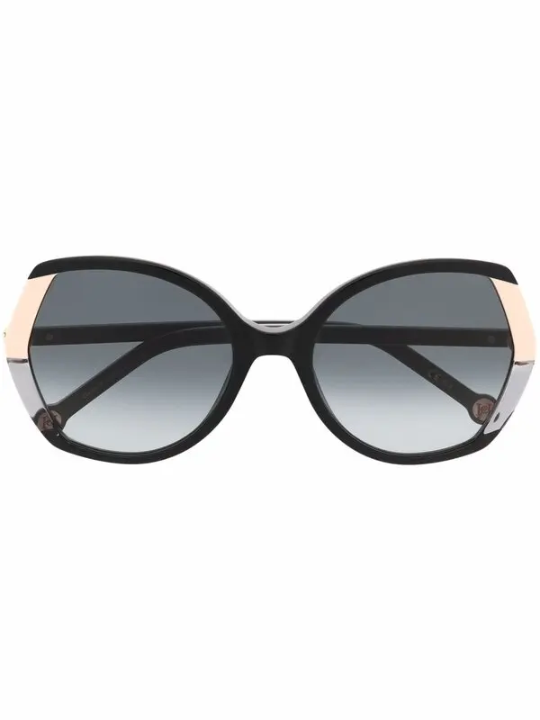 Carolina Herrera Oversized-frame Sunglasses - Black