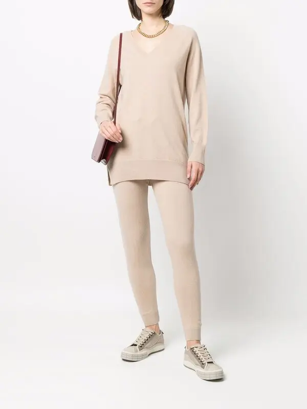PAULA Tapered-leg Cashmere Trousers