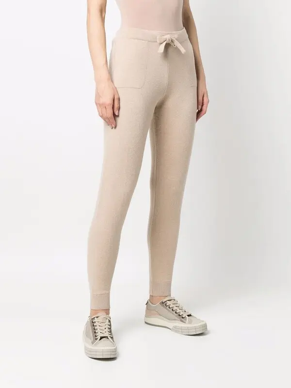 PAULA Tapered-leg Cashmere Trousers