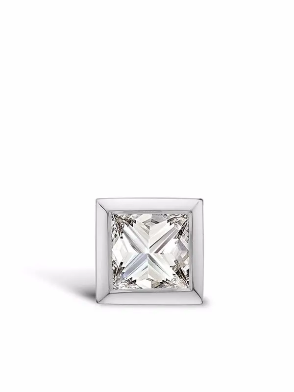 PRAGNELL 18kt White Gold Diamond Rockchic Earrings