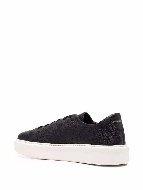 HENDERSON BARACCO Pebbled Low-top Sneakers