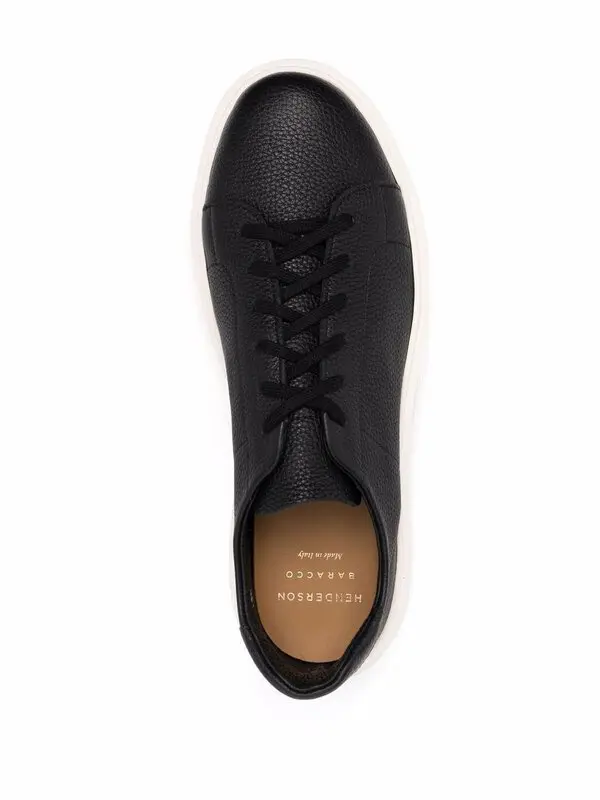 HENDERSON BARACCO Pebbled Low-top Sneakers