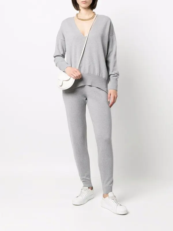 PAULA Tapered-leg Cashmere Trousers
