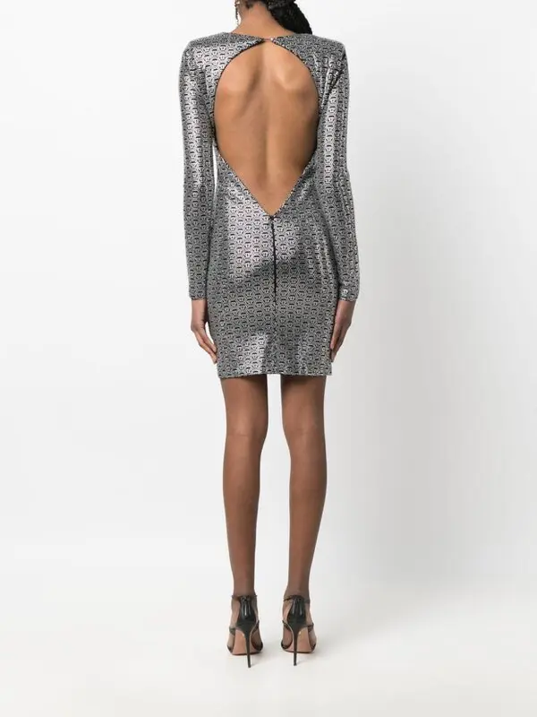 Philipp Plein Crystal-embellished Mini Dress - Black