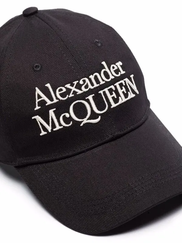 Alexander McQueen Logo-embroidered Baseball Cap