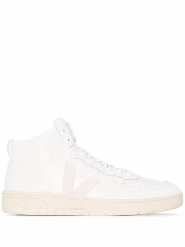 VEJA V-15 Cwl High-top Sneakers - White