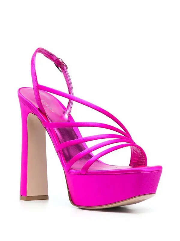 LE SILLA Asymmetric Platform Sandals