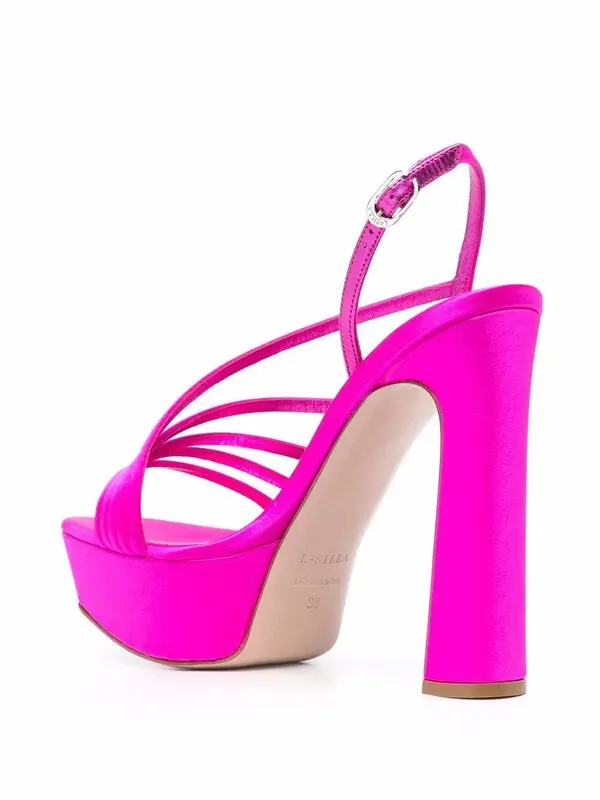 LE SILLA Asymmetric Platform Sandals