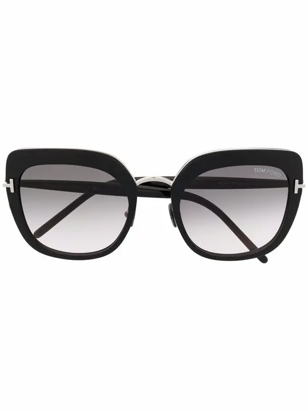 TOM FORD Oversized Cat-eye Frame Sunglasses - Black