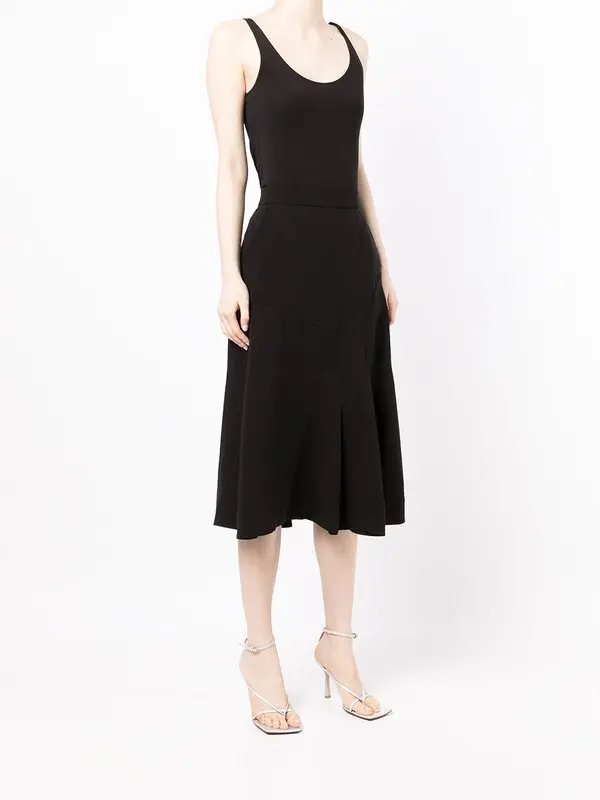 Shiatzy Chen Silk A-line Skirt