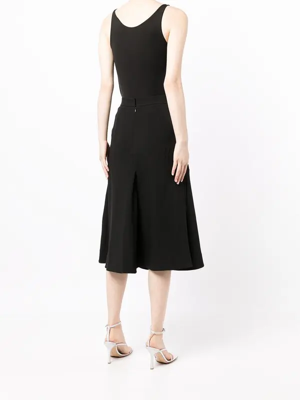 Shiatzy Chen Silk A-line Skirt