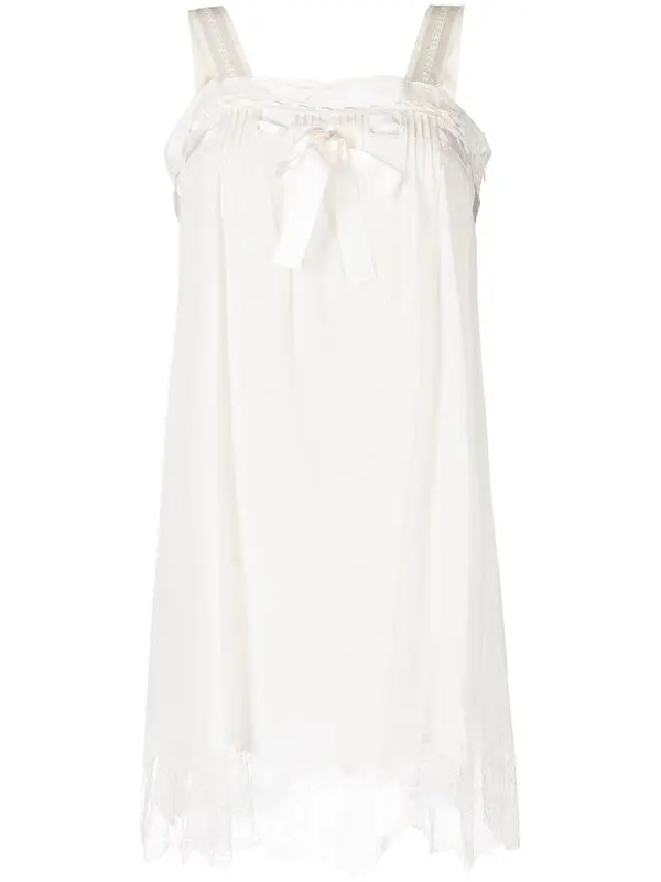 Shiatzy Chen Lace-trimmed Mini Dress