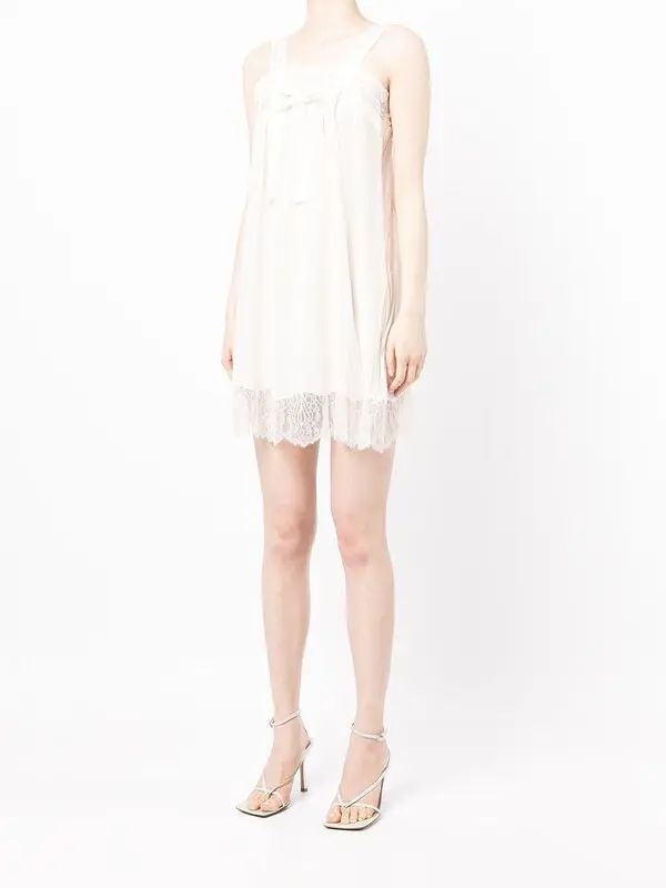 Shiatzy Chen Lace-trimmed Mini Dress