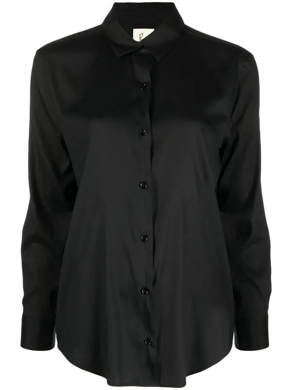 PAULA Long-sleeve Silk Shirt