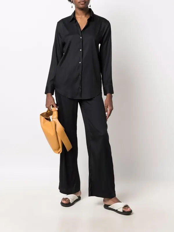 PAULA Long-sleeve Silk Shirt