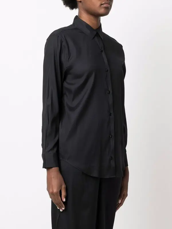 PAULA Long-sleeve Silk Shirt