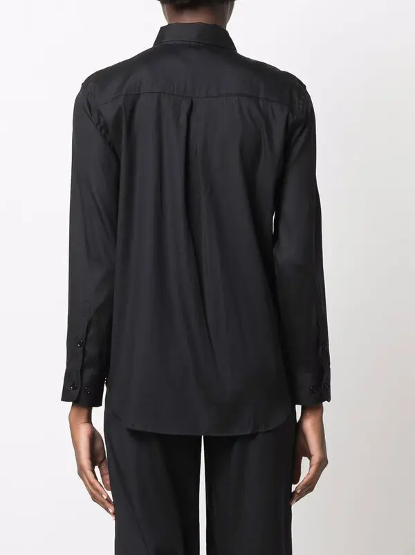 PAULA Long-sleeve Silk Shirt