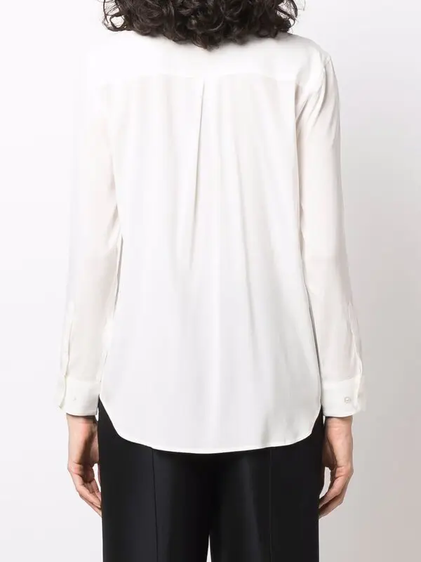 PAULA Long-sleeve Silk Shirt