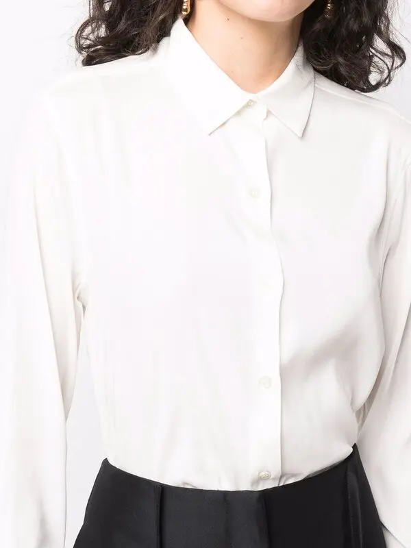 PAULA Long-sleeve Silk Shirt