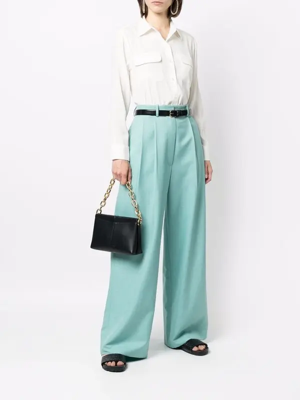 PAULA Stretch-silk Shirt
