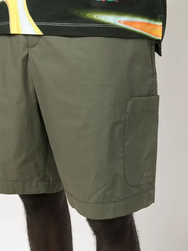AMBUSH Drawstring Knee-length Shorts - Green
