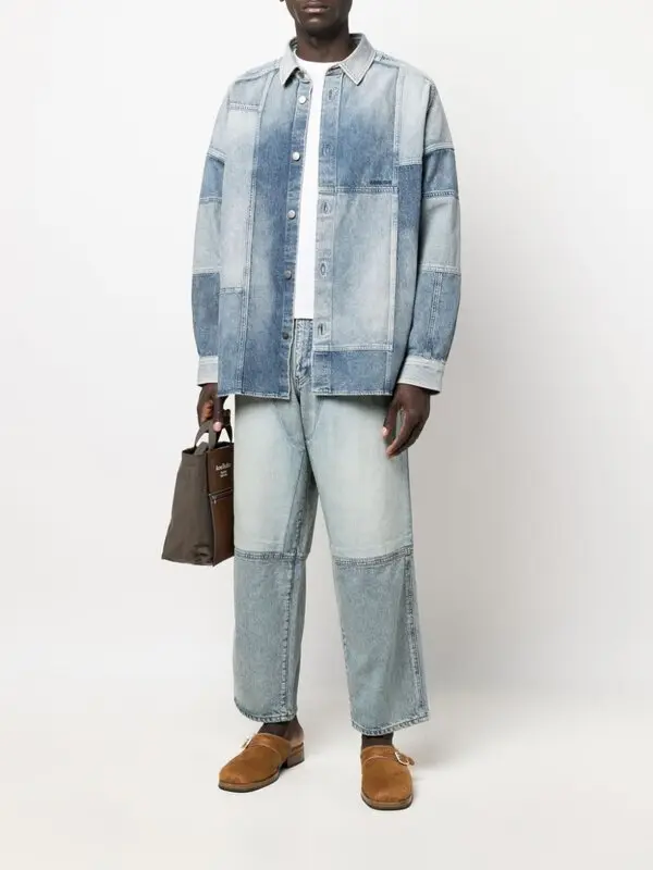 AMBUSH Panelled Wide-leg Jeans